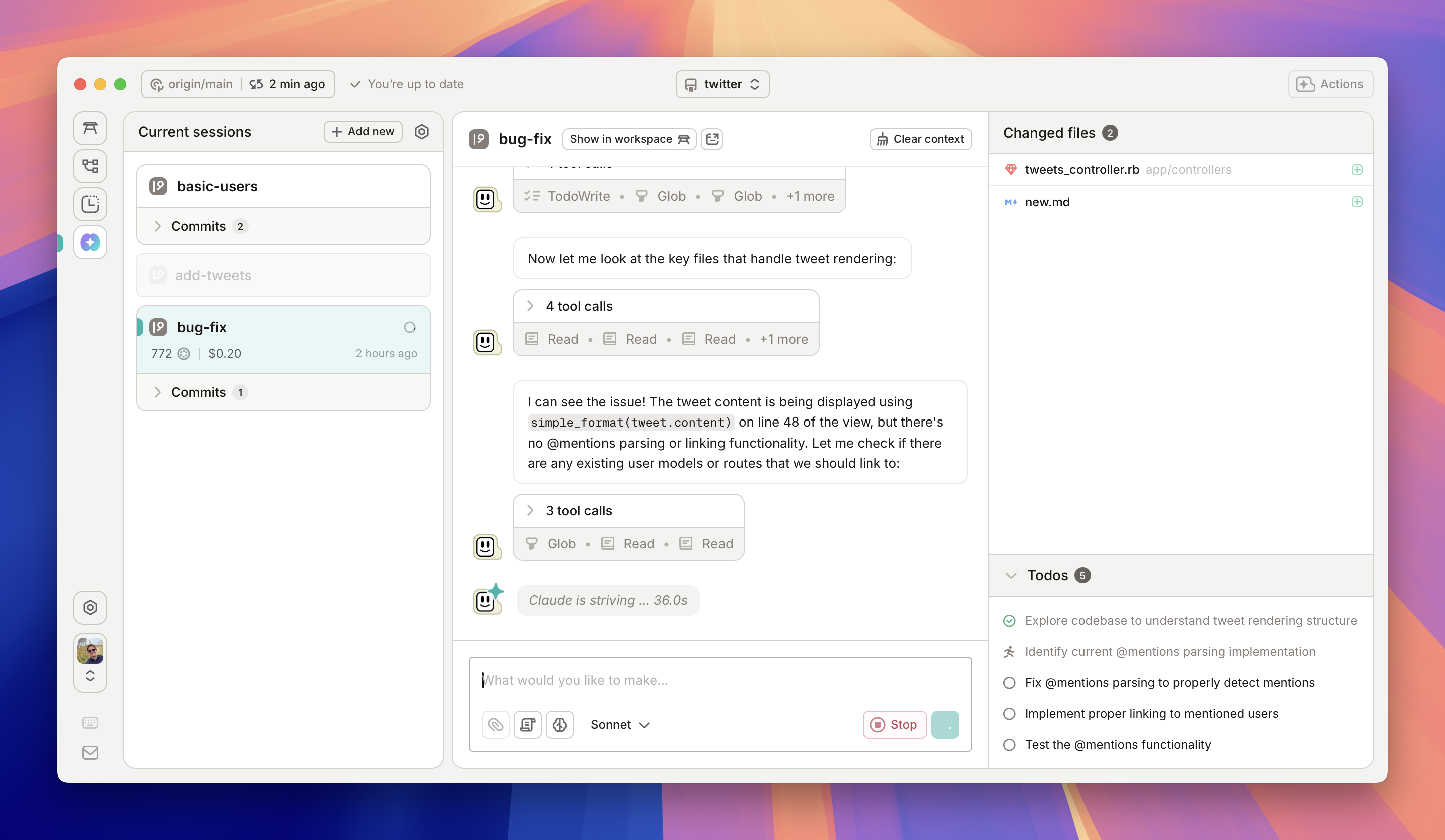 GitButler's Claude Code tab | Butler's Log